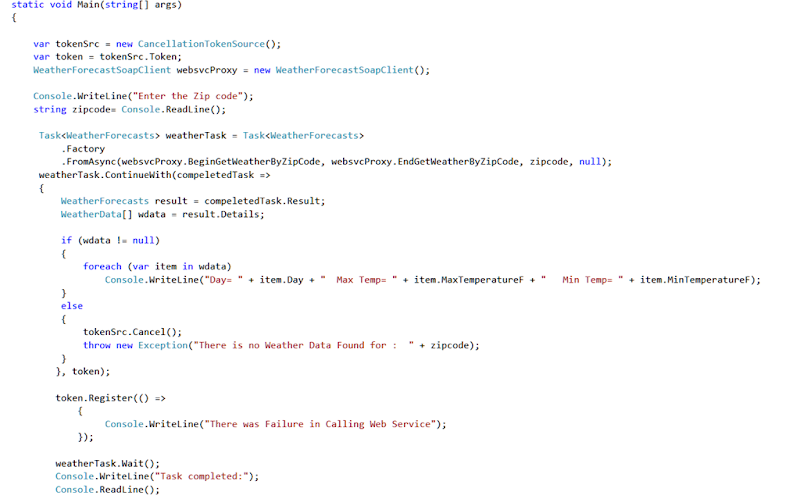 Bytes Matters Parallel Programming Net 40 Ivusing Taskfactoryfromasync Convert Task To 